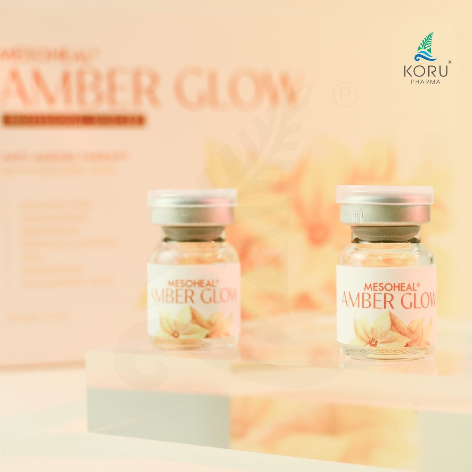 Giải pháp tái tạo da dành cho clinic Amber Glow - KORU Pharma Việt Nam
